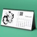 Custom 2024 Table Calendar Monthly Printable Digital PDF - Etsy