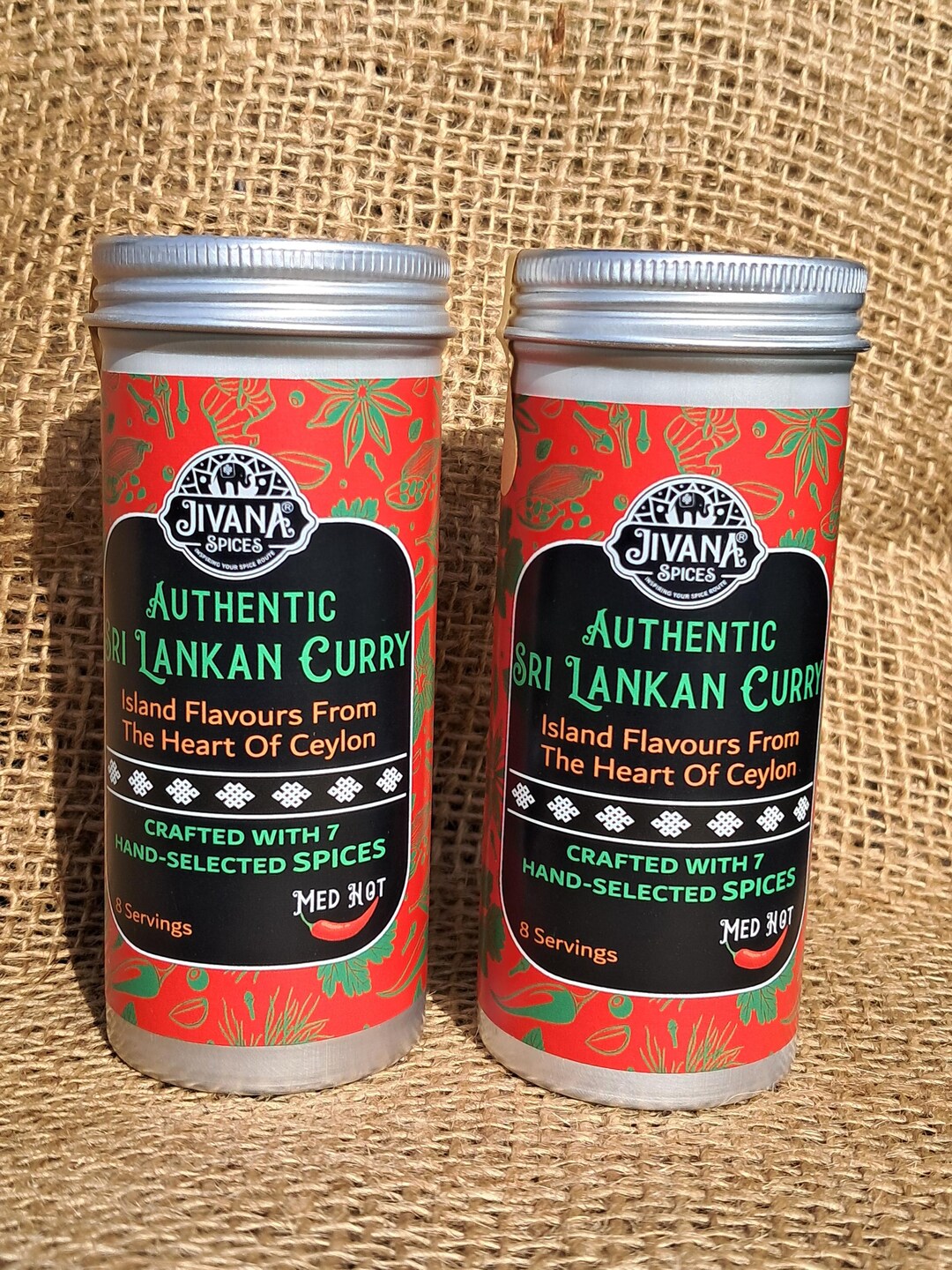 Two Sri Lankan Roasted Curry Blend Tins (2 X 8 Servings) Spice Tins - Etsy