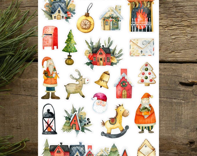 Pagan Yule Sticker Sheet | Winter Solstice Yule Stickers | Witchy ...