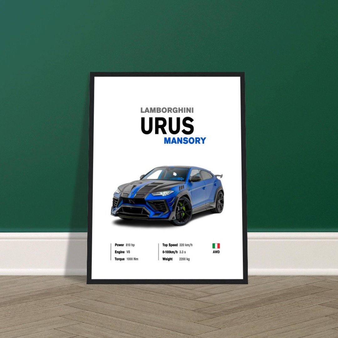 Lamborghini Urus Mansory Poster, Lamborghini, Mansory, Urus, SUV, Lambo ...