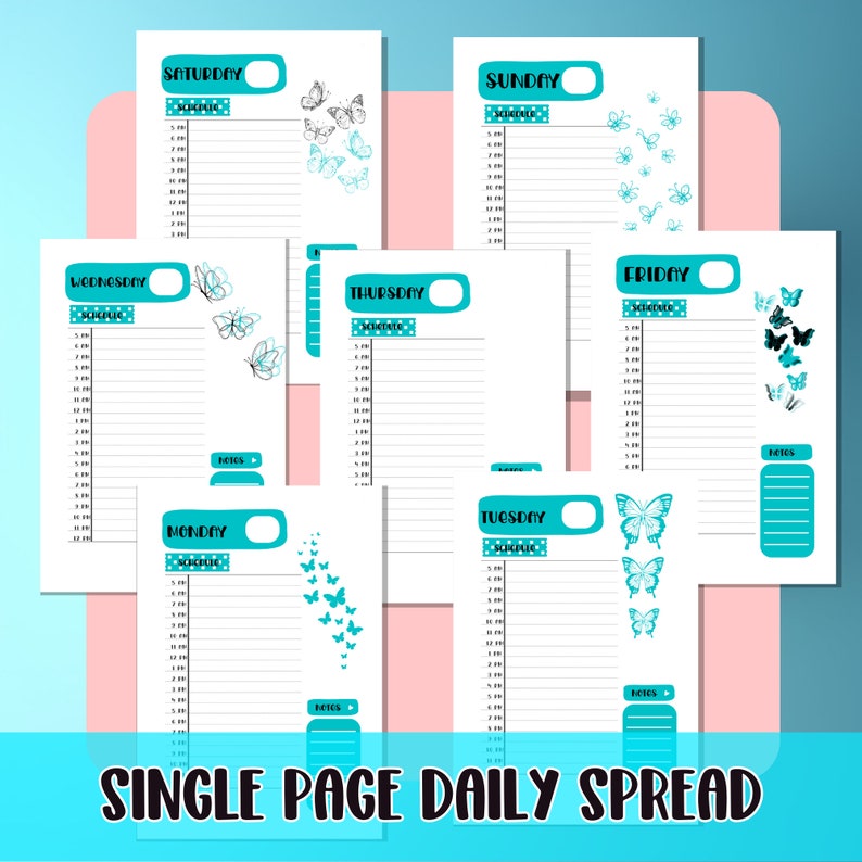 Undated Printable Bullet Journal, Pre-made Bullet Journal, Bullet ...