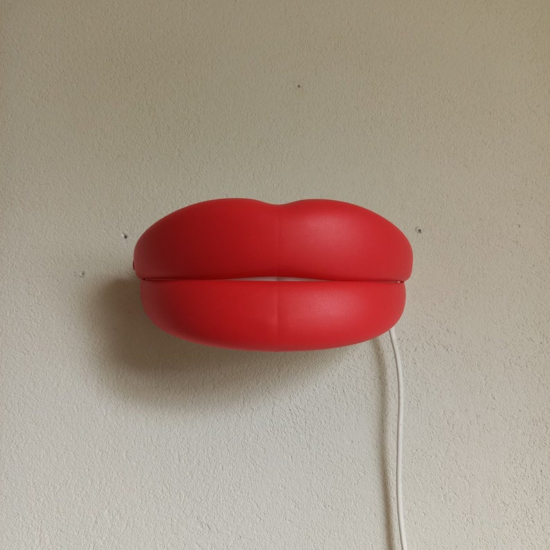Vintage Design Ikea Flabb Lips Mount Teeth Pop Art Wall Lamp - Etsy Israel