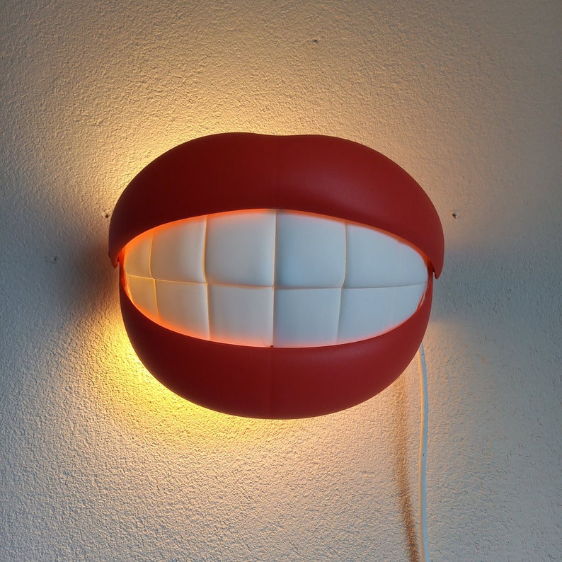 Vintage Design Ikea Flabb Lips Mount Teeth Pop Art Wall Lamp - Etsy Israel