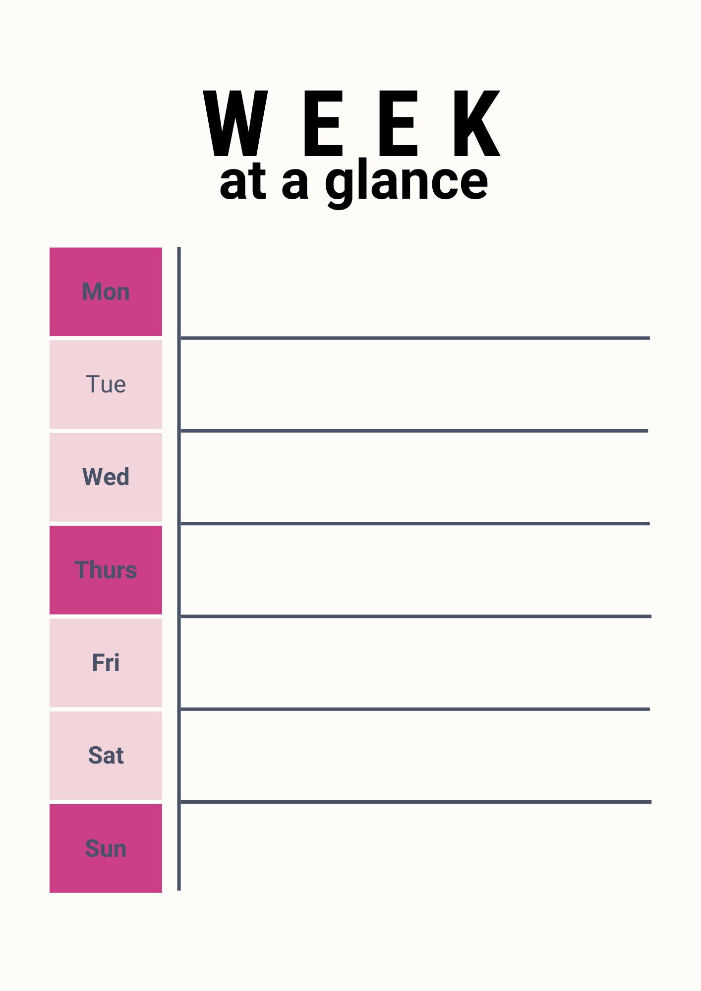 Printable Weekly Planner Fillable Weekly to Do List Weekly - Etsy