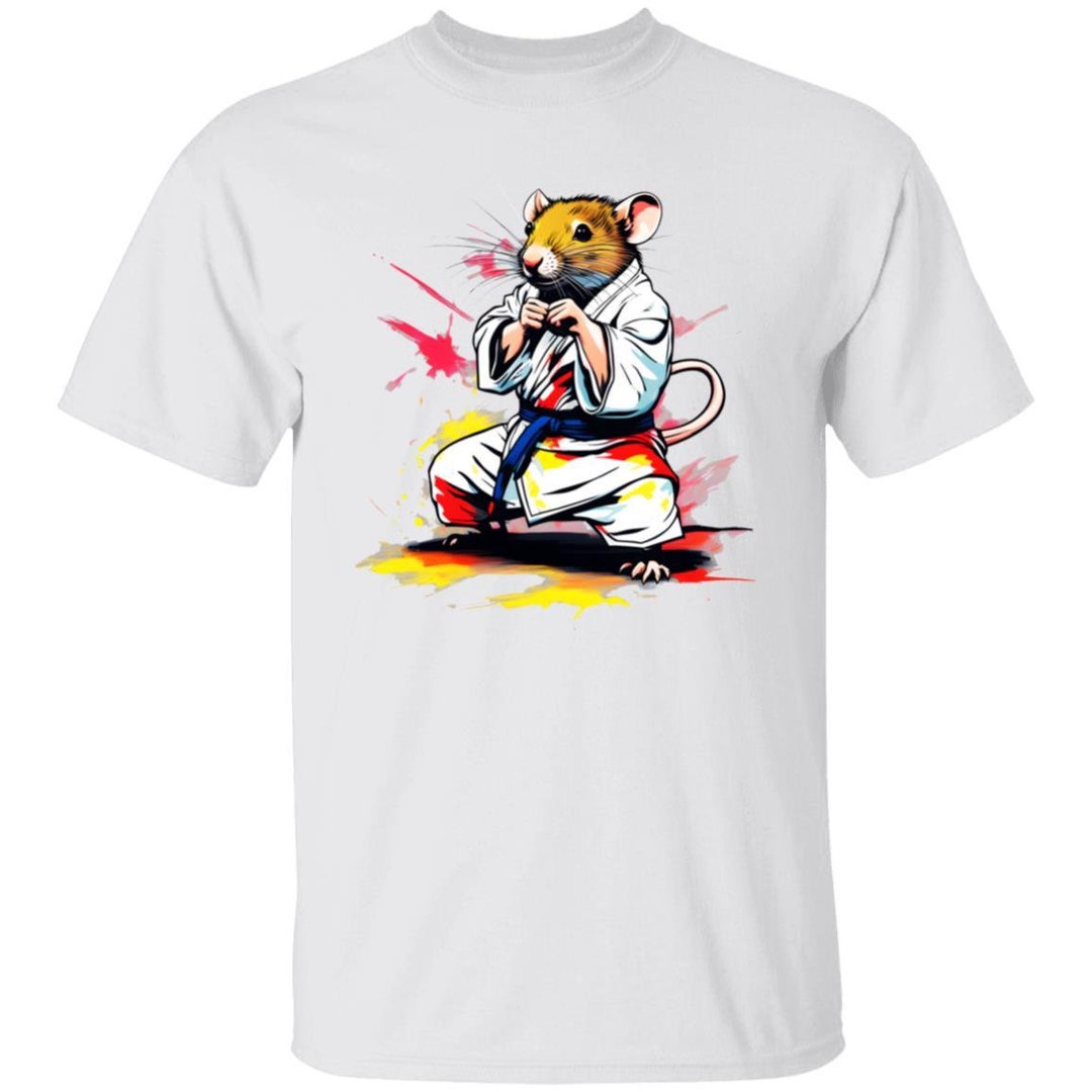 Banksy Style Martial Arts Kung Fu Karate Rat Cool Funny Colorful ...