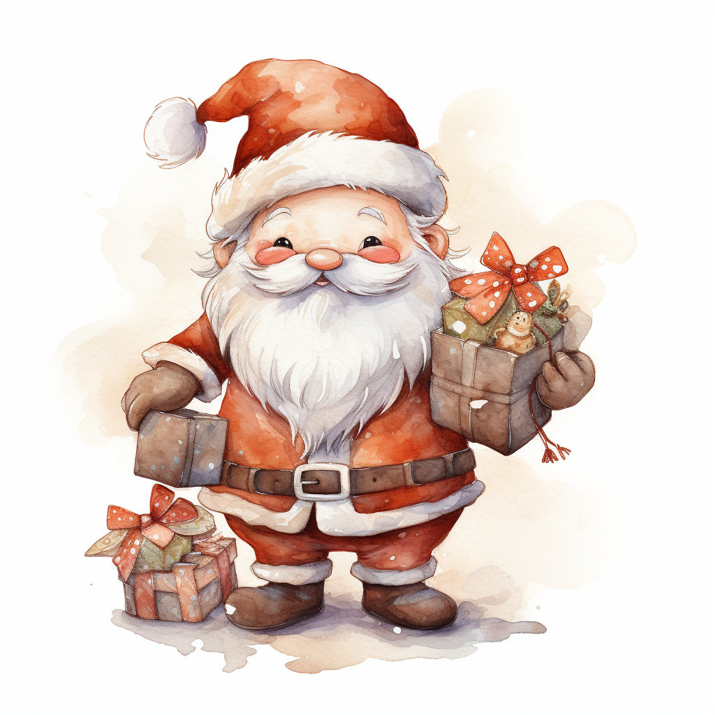 Santa Claus Clipart, Christmas Clip Art, 11 Quality Pngs, Winter ...