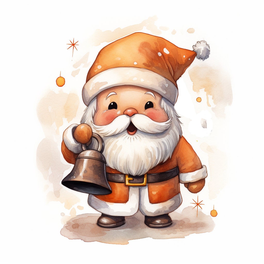 Santa Claus Clipart, Christmas Clip Art, 11 Quality Pngs, Winter ...