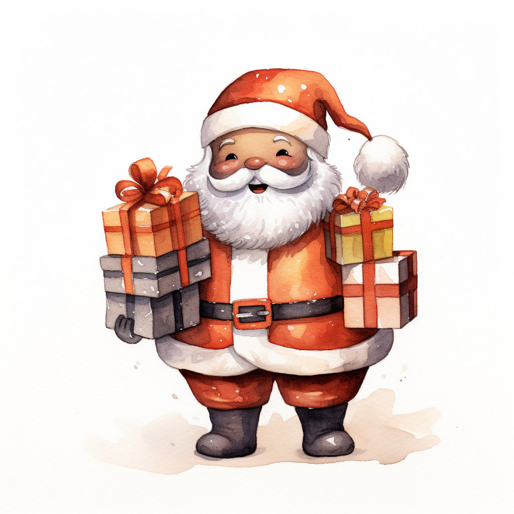 Santa Claus Clipart, Christmas Clip Art, 11 Quality Pngs, Winter ...