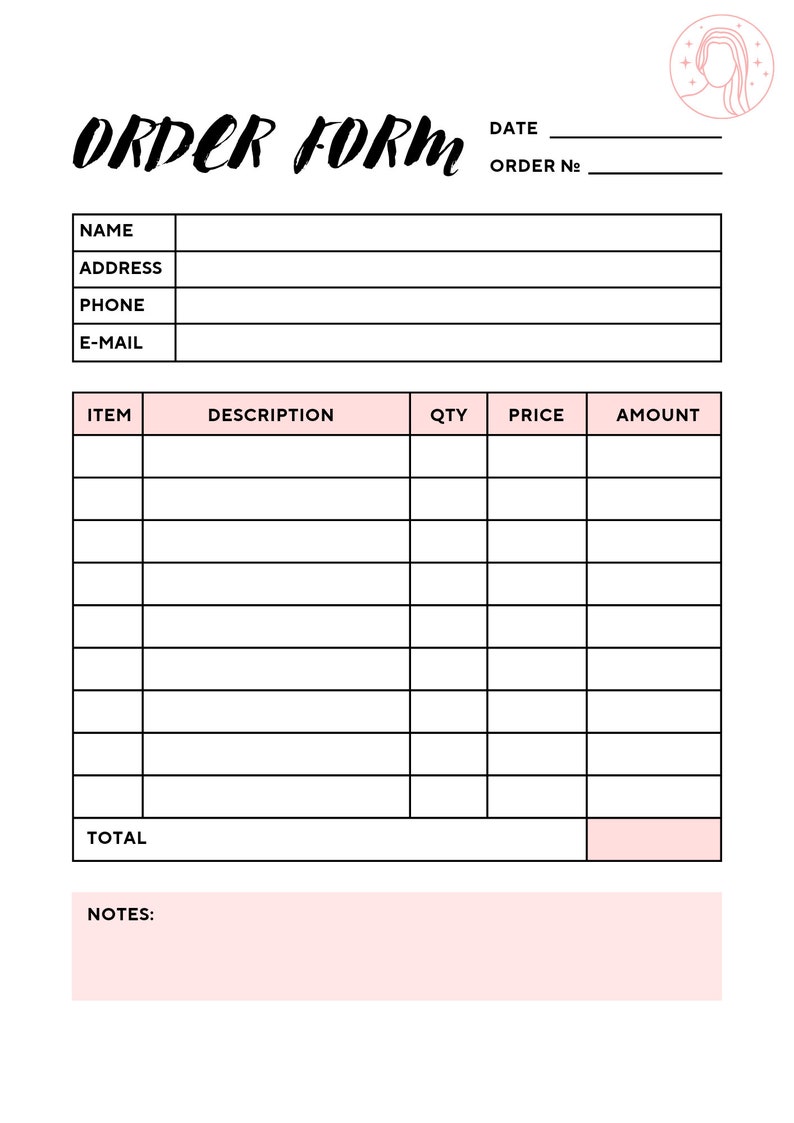 Hair Salon Intake Client Form, Client Intake Form, Small Business ...