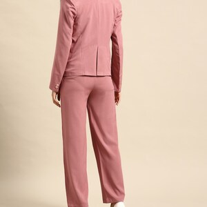 Dusty Pink Women Business Suit for Prom, Work, Meetings, Street Wear ...