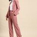 Dusty Pink Women Business Suit for Prom, Work, Meetings, Street Wear ...