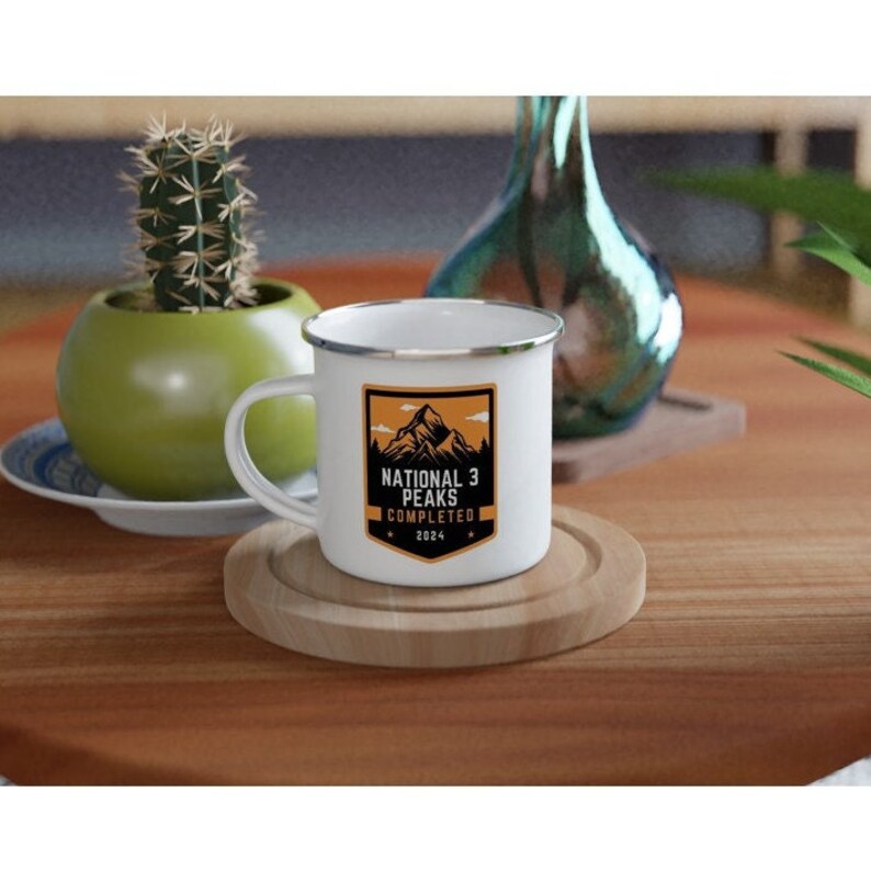 National 3 Peaks Challenge Completed Mug Ben Nevis Scafell Pike Snowdon ...