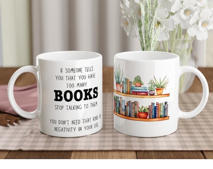 Handmade Wooden Hanging Wall Plaque Too Many Books Not Enough ...