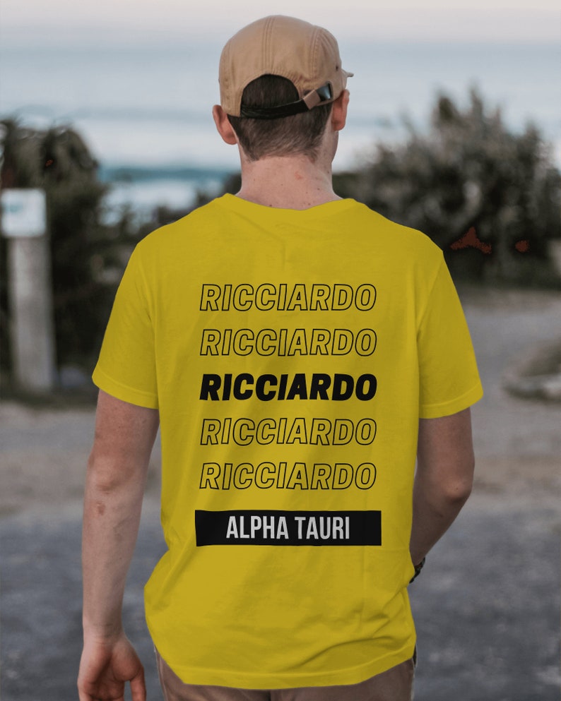 F1 T-shirt - Daniel Ricciardo 3 T-shirt - Formula 1 Racing Champion Tee ...