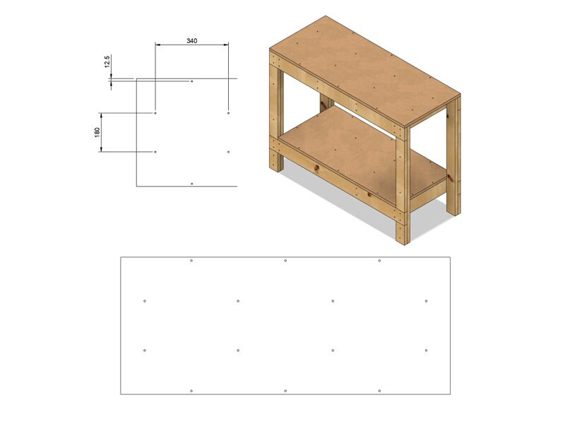 DIY Workbench Plans - Etsy