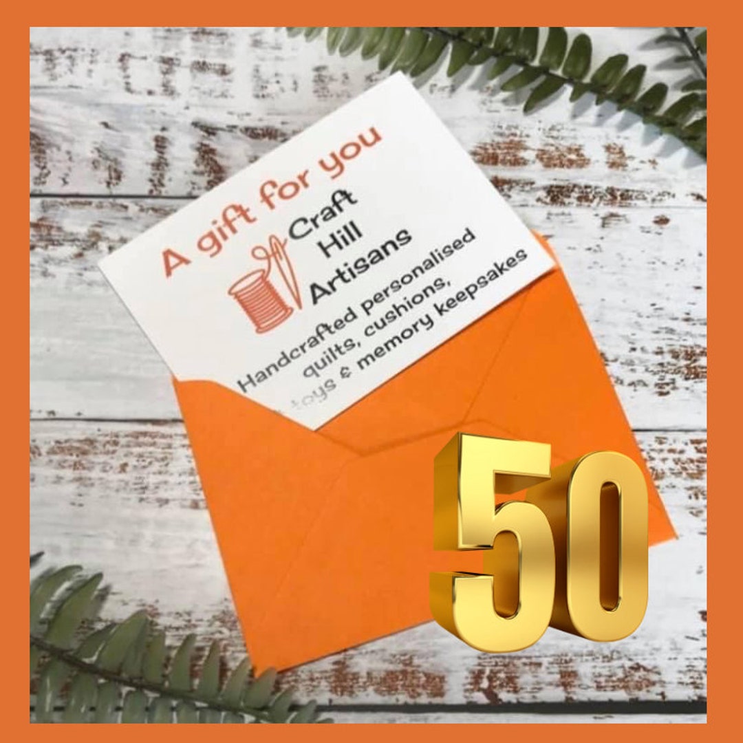 Gift Voucher for Items From Craft Hill Artisans - Etsy