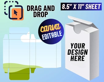 Blank Playing Card Box Template Svg, Poker Card Box Template, Cut Files ...