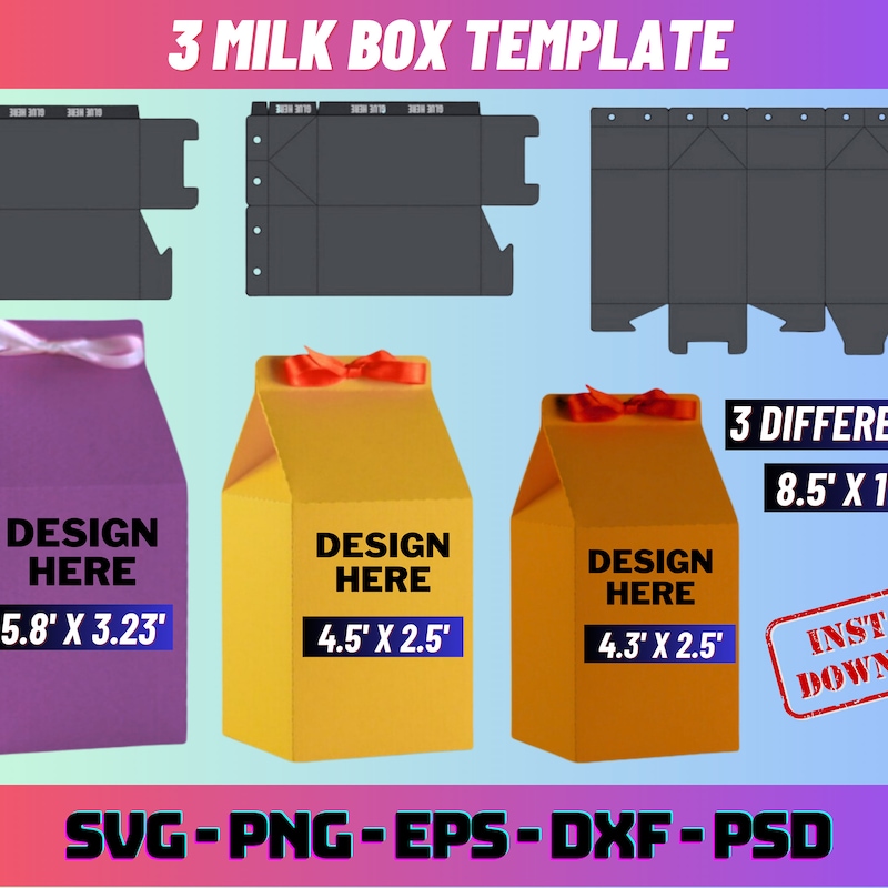 Milk Box - Etsy