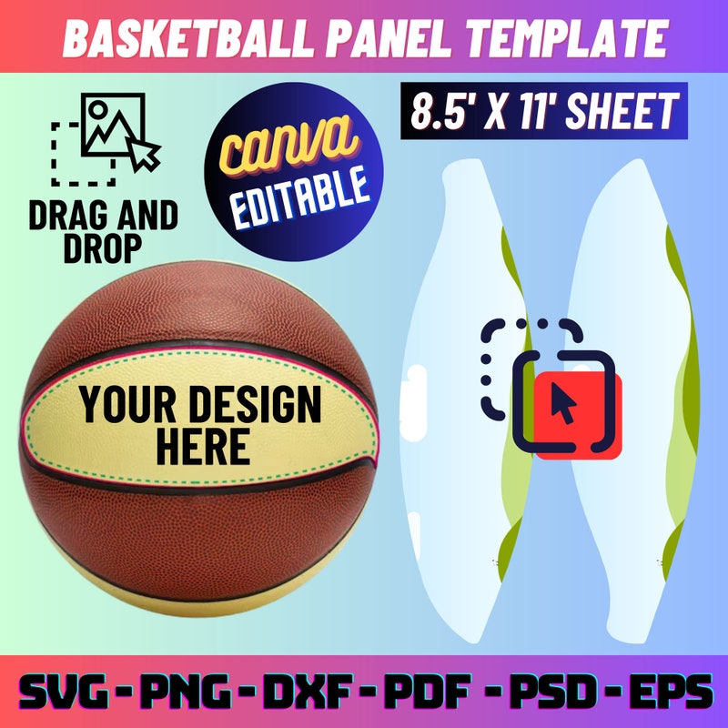 Basketball Templates - Etsy