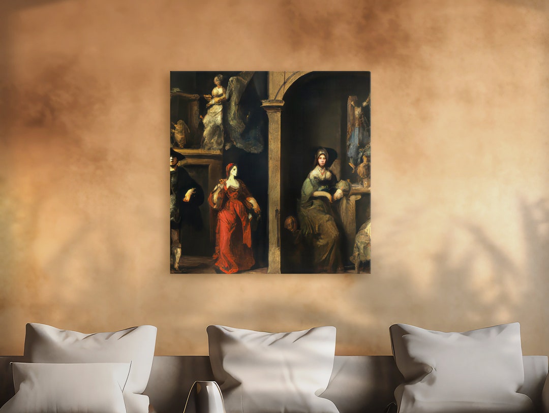 Guido Cagnacci - Museum Oil Painting - Italian Wallart - Etsy