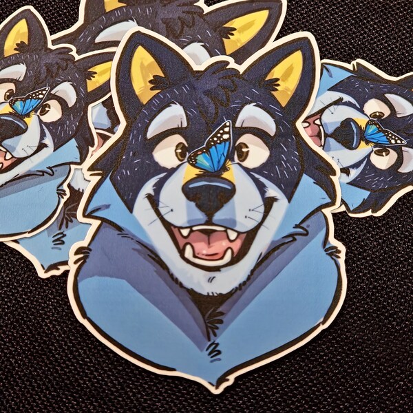 Furry Sticker - Etsy