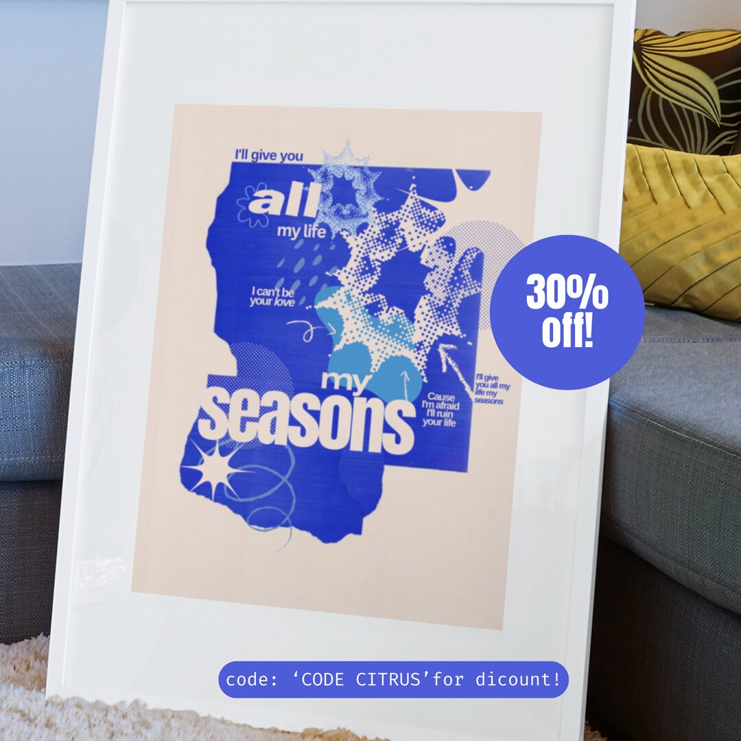 Vintage Wave to Earth Poster, Aesthetic W2e Band Print Merch, W2e K ...