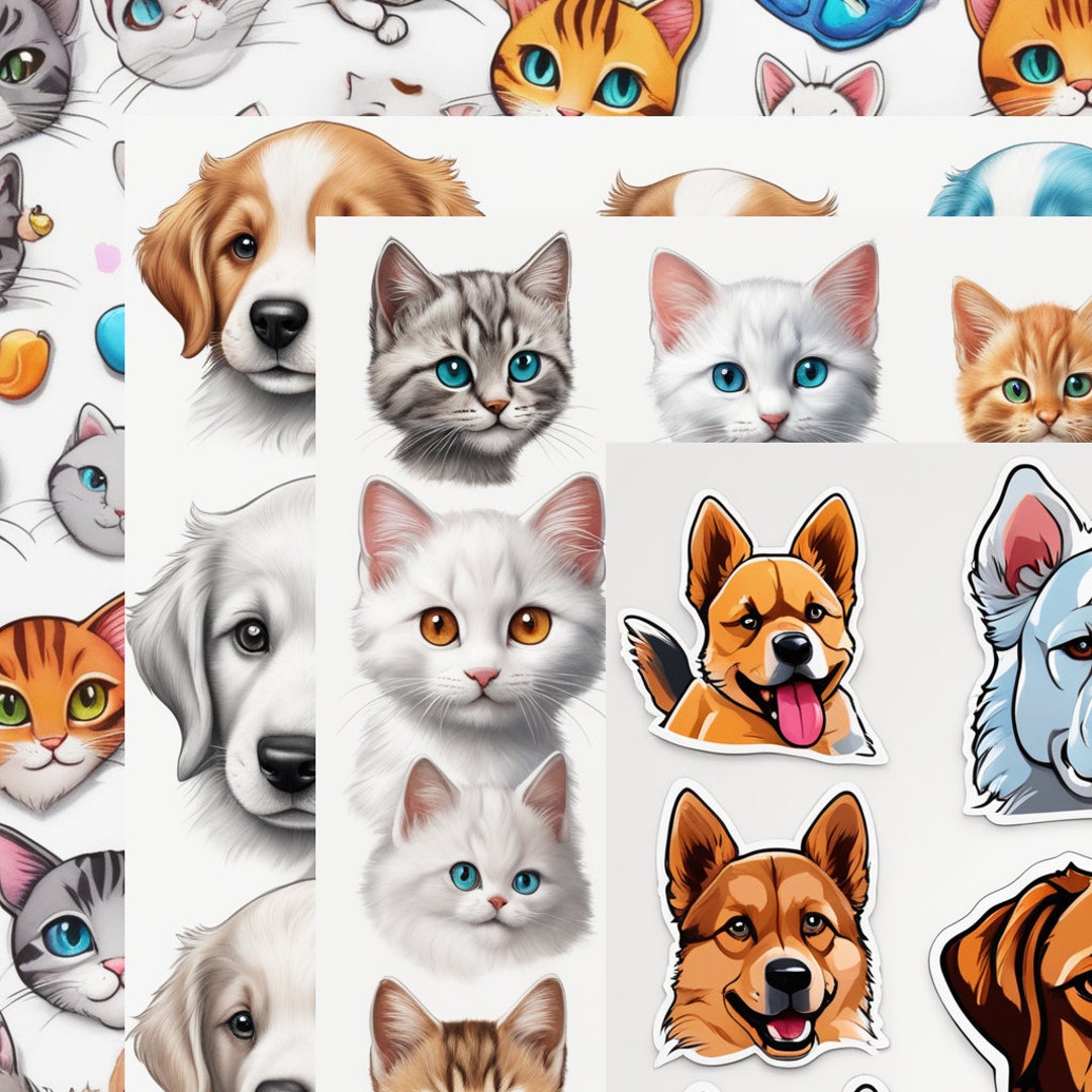 Sicker Pack Dogs and Cats - Etsy