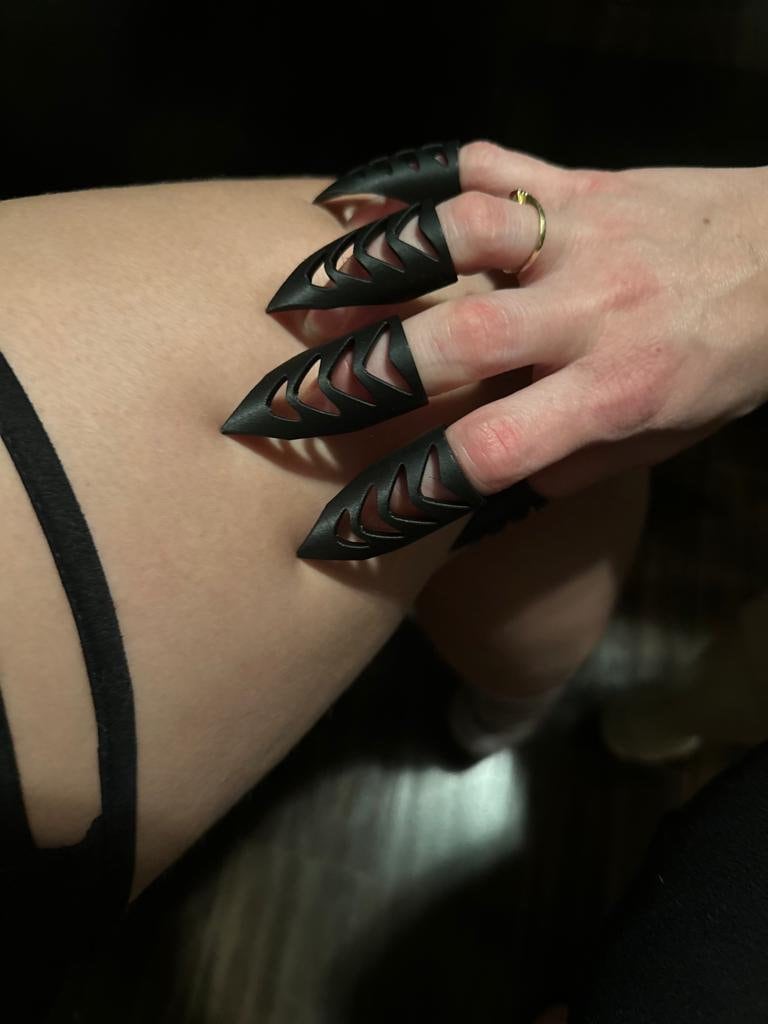 Talon Finger Covers For Sensation Play Kink Bdsm Cosplay 3d Printed 3850