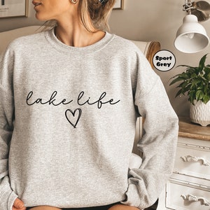 Lake Life Sweatshirt, Lake Hoodie, on the Lake Hoodie, Travel Lover ...