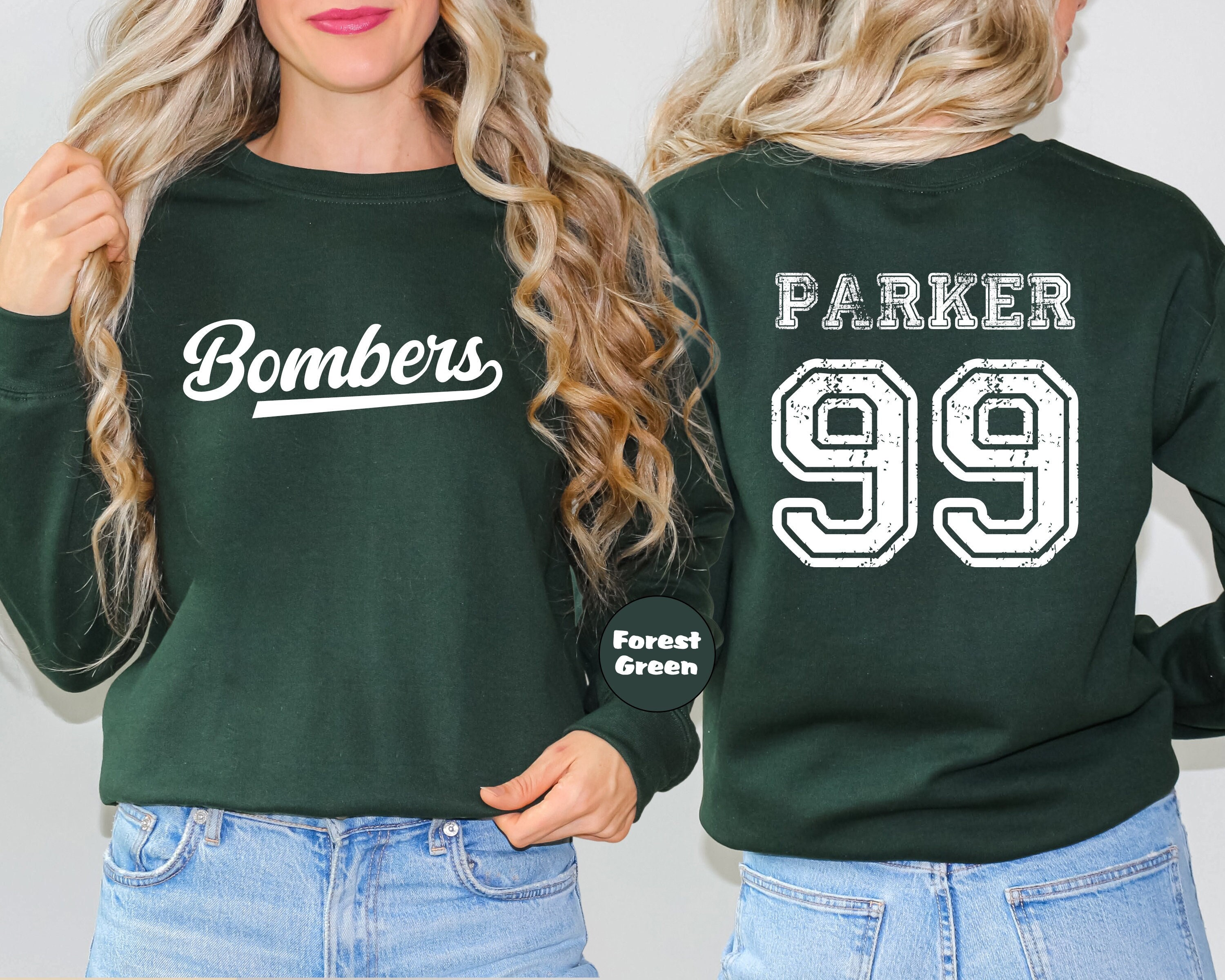 Custom Team Name Sweatshirt, Personalized Team Number Hoodie, Custom ...