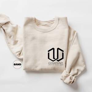 Custom Logo Sweatshirt, Personalized Business Logo Hoodie, Custom ...