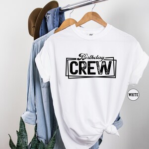Birthday Crew Shirt, Birthday Group T-shirt, Birthday Team Tees ...
