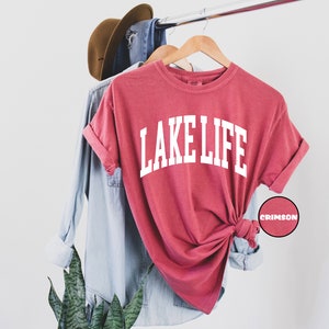 Comfort Colors® Lake Life Shirt, on the Lake T-shirt, Travel Lover ...
