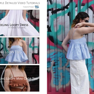 Feeling Loopy PDF Pattern Sizes 0-30 Digital Sewing Pattern With Video ...