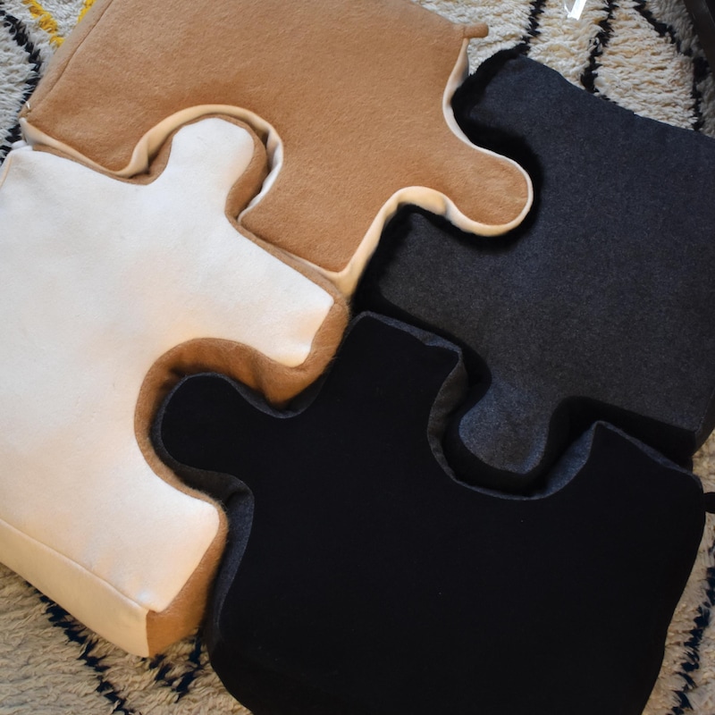 Puzzle Pillow - Etsy UK