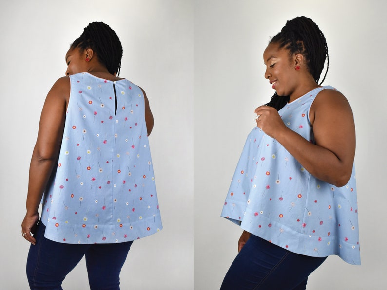 Float on Top PDF Sewing Pattern, Sizes 0-30, Beginner Friendly Sewing ...