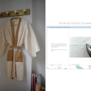 That's A Wrap Robe PDF Pattern, Sizes XXS-8X, Beginner Friendly Sewing ...