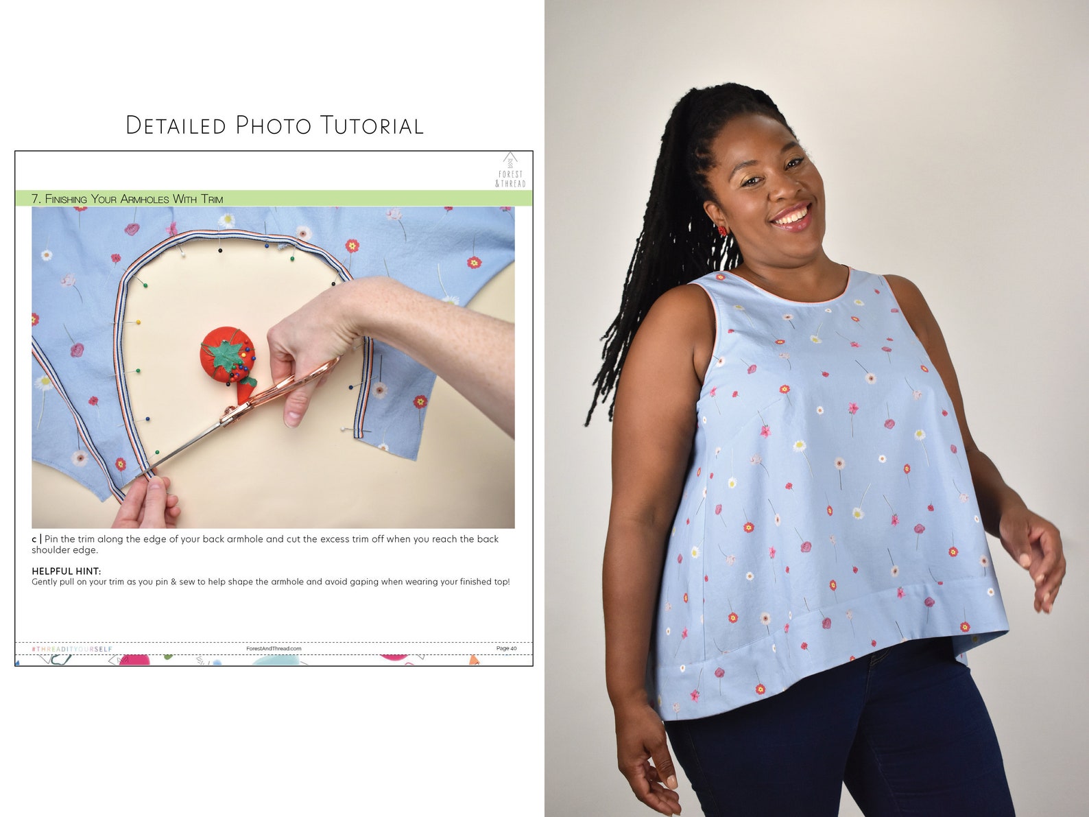 Float on Top PDF Sewing Pattern Sizes 0-30 Beginner Friendly - Etsy Canada