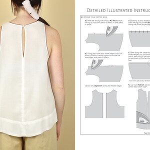 Float on Top PDF Sewing Pattern, Sizes 0-30, Beginner Friendly Sewing ...