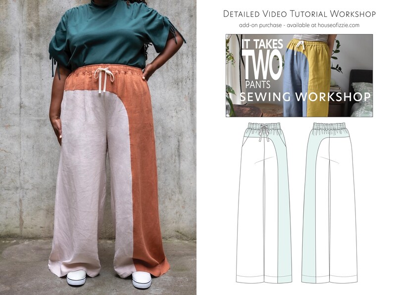 It Takes Two Pants PDF Pattern Sizes XXS-8X Digital Sewing Pattern ...