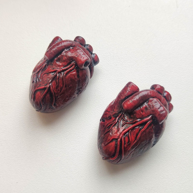 Polymer Clay Heart - Etsy