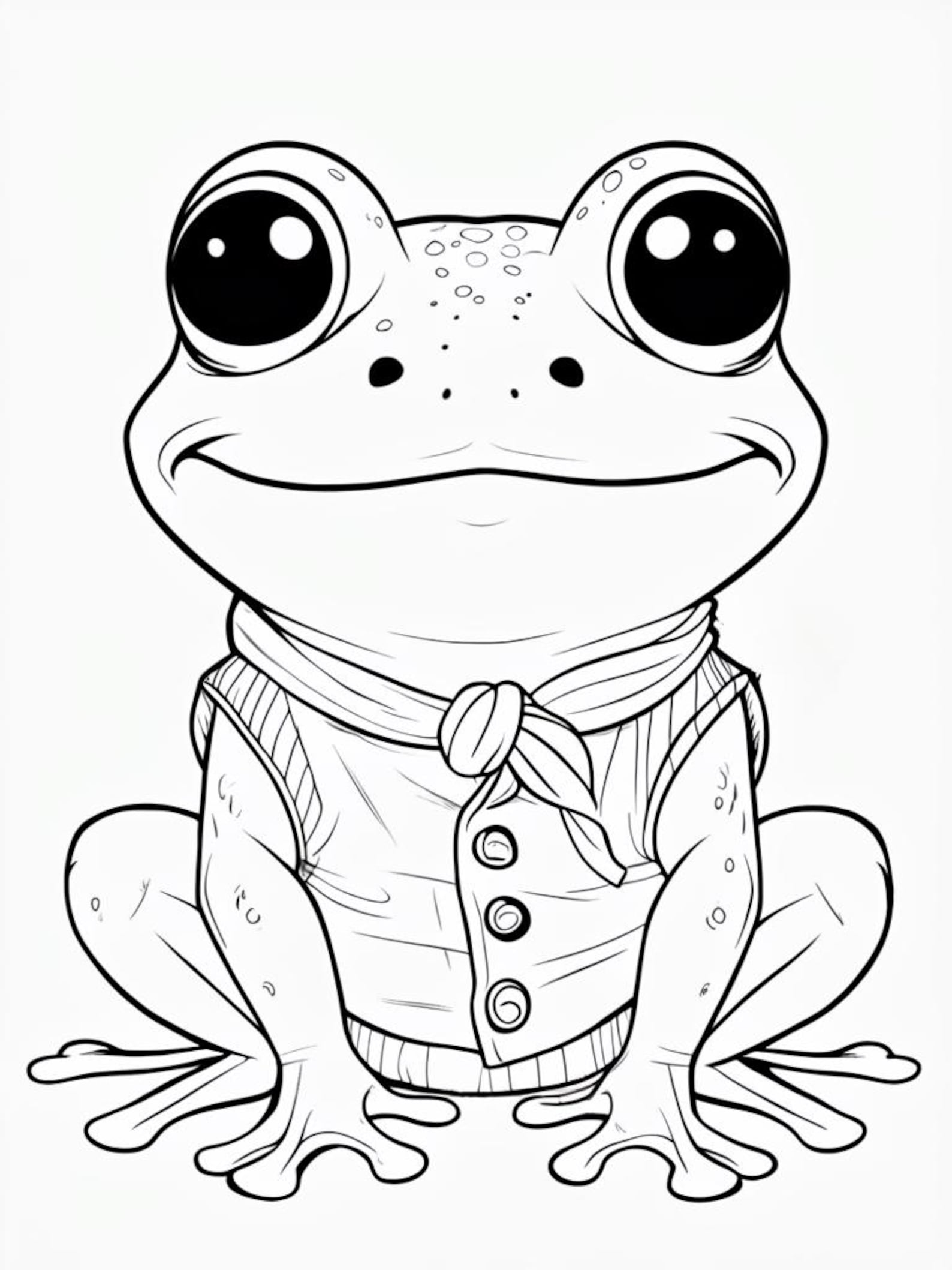 Whimsical Frog Toad Digital Download Coloring Pages | Fun & Relaxing ...
