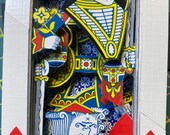 Kings and Queens 3D Deck of Cards Collage Art. - Etsy