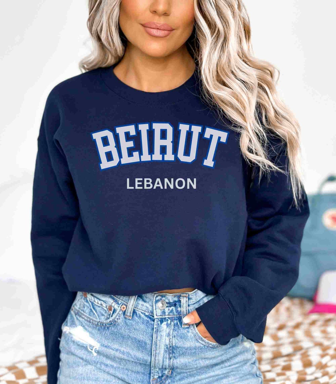 Beirut Lebanon Sweatshirt Middle Eastern Sweater Arabic Sweater Gifts ...