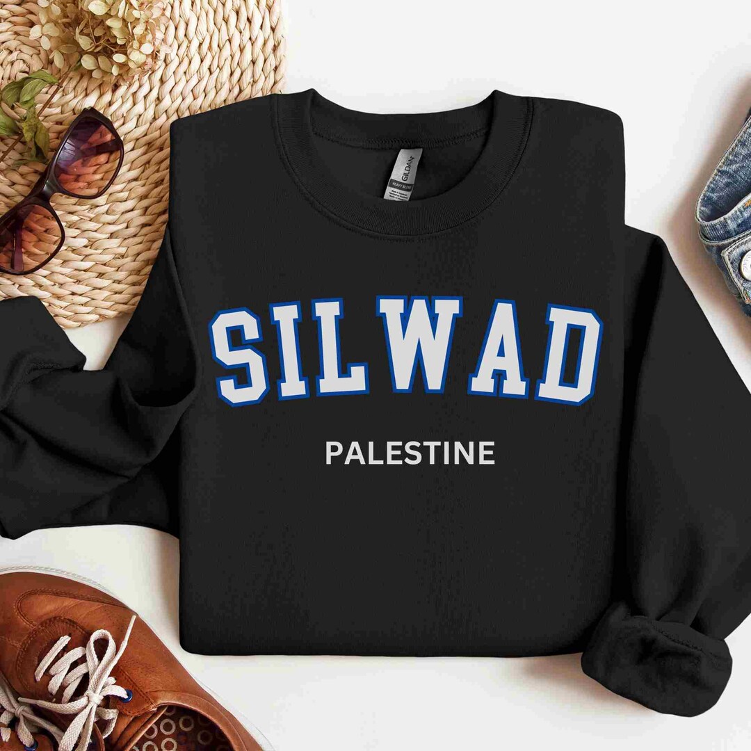 Silwad Palestine Unity Sweater Arabic Palestinian Women Sweatshirt Arab ...