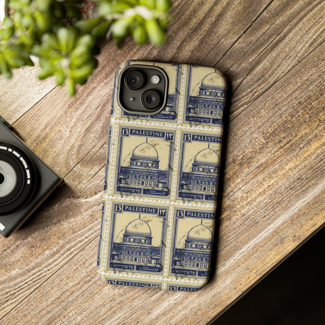 Palestine Vintage Postage Stamp Phone Case Kuffiya Palestinian Sticker ...