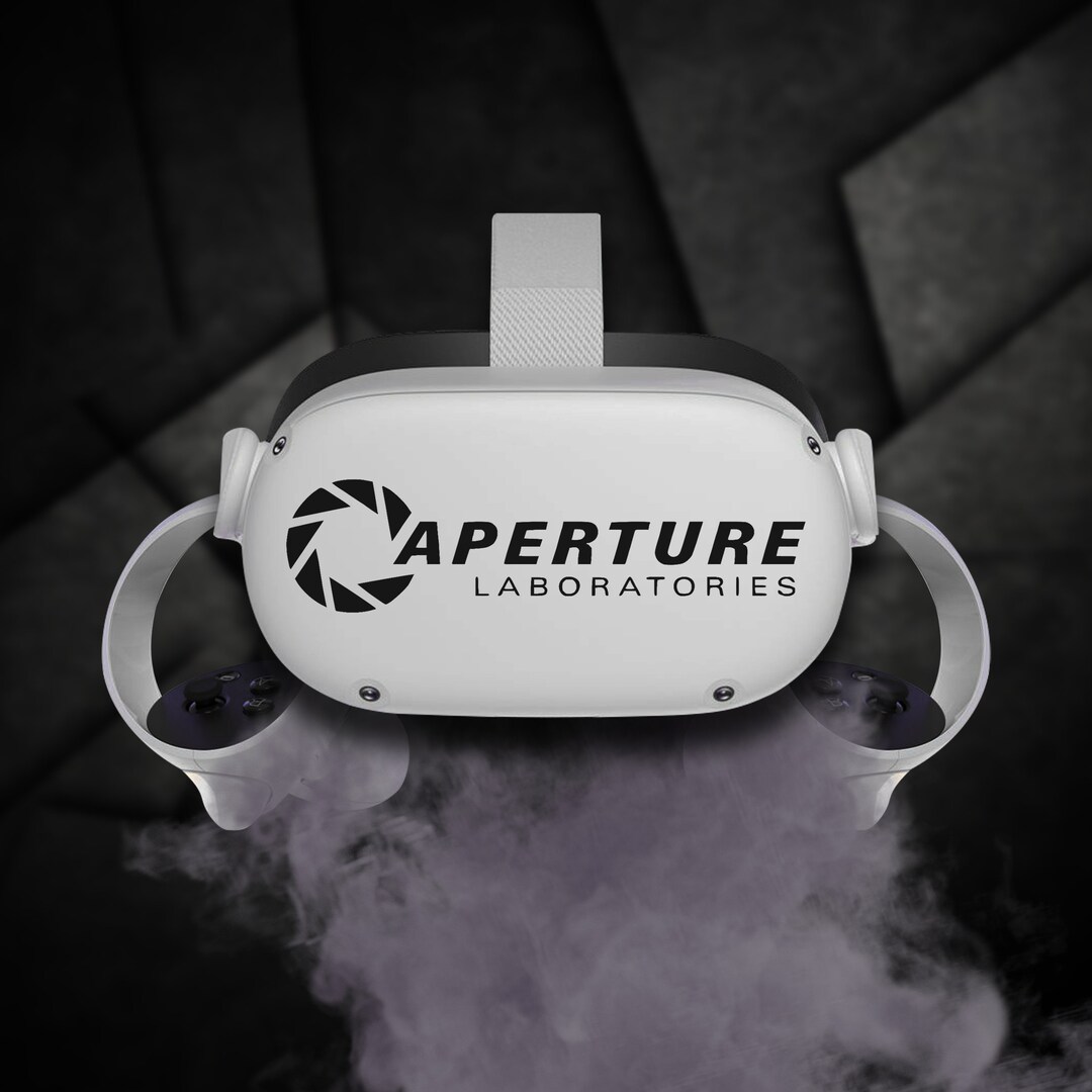 Meta Quest 2 App Lab Gaming Vinyl Transfer Sticker for Oculus, Black ...