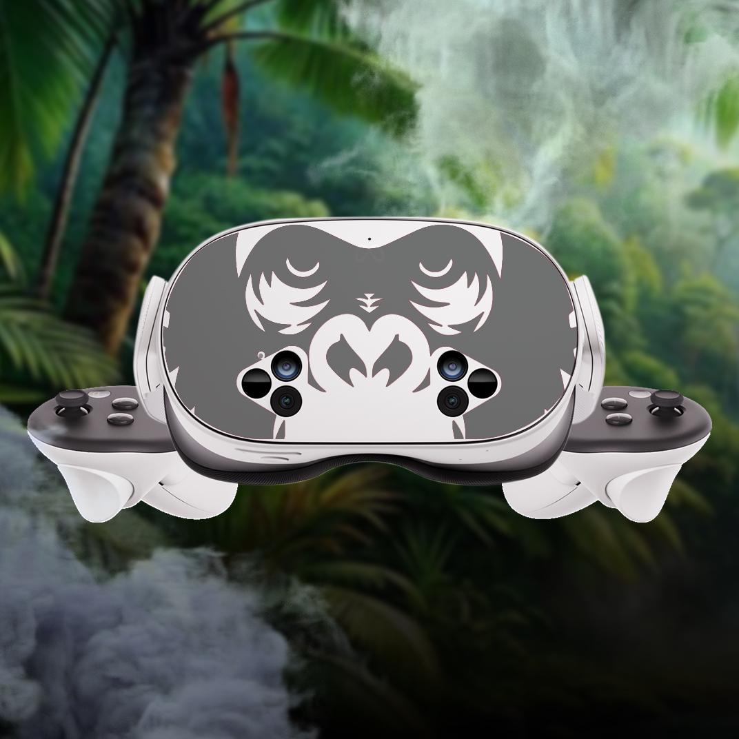 Gorilla Face Vinyl Sticker for Meta Quest 3s - Chimptastic Skin Wrap - Etsy
