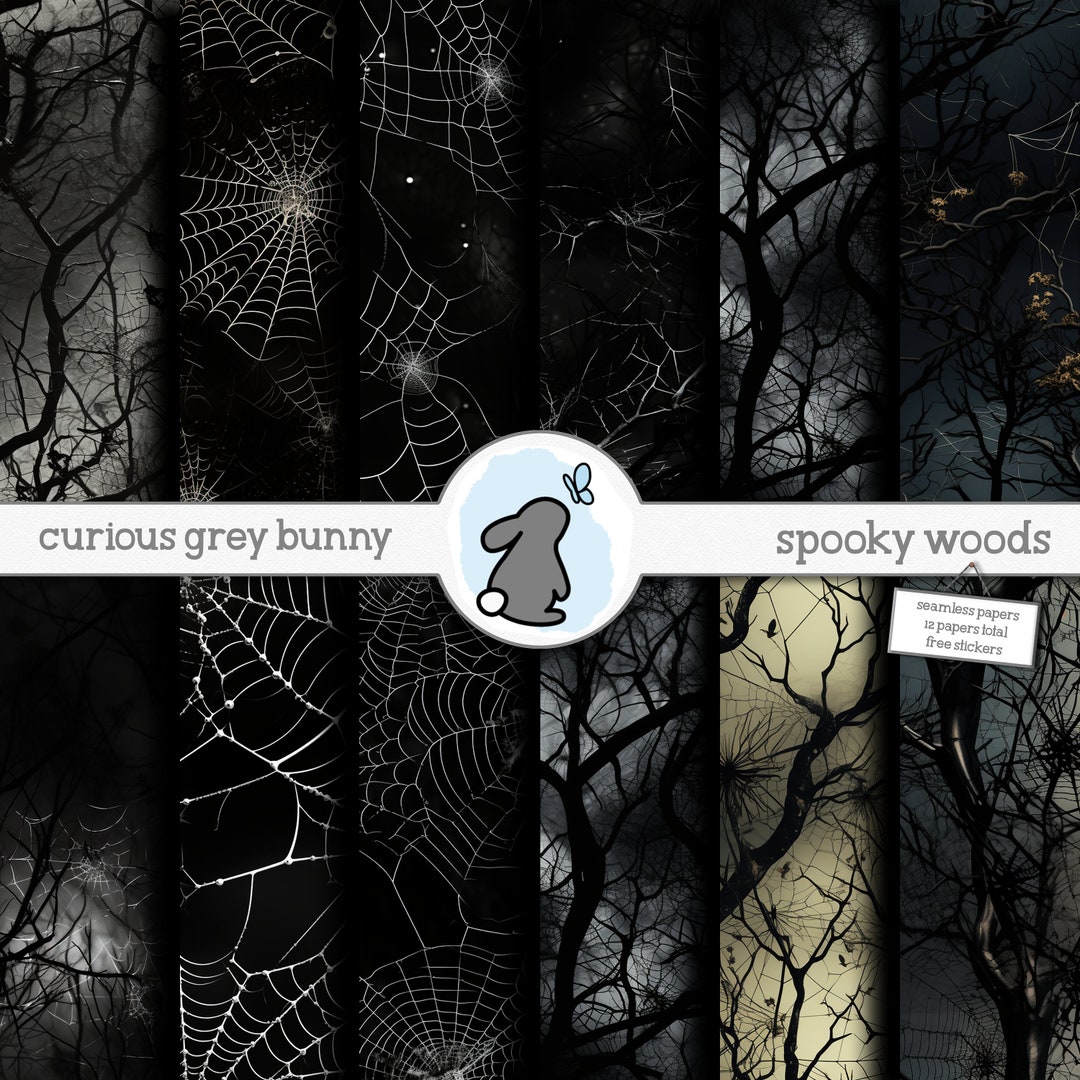 Halloween Spooky Digital Seamless Paper Pack Party Celebration Decor ...