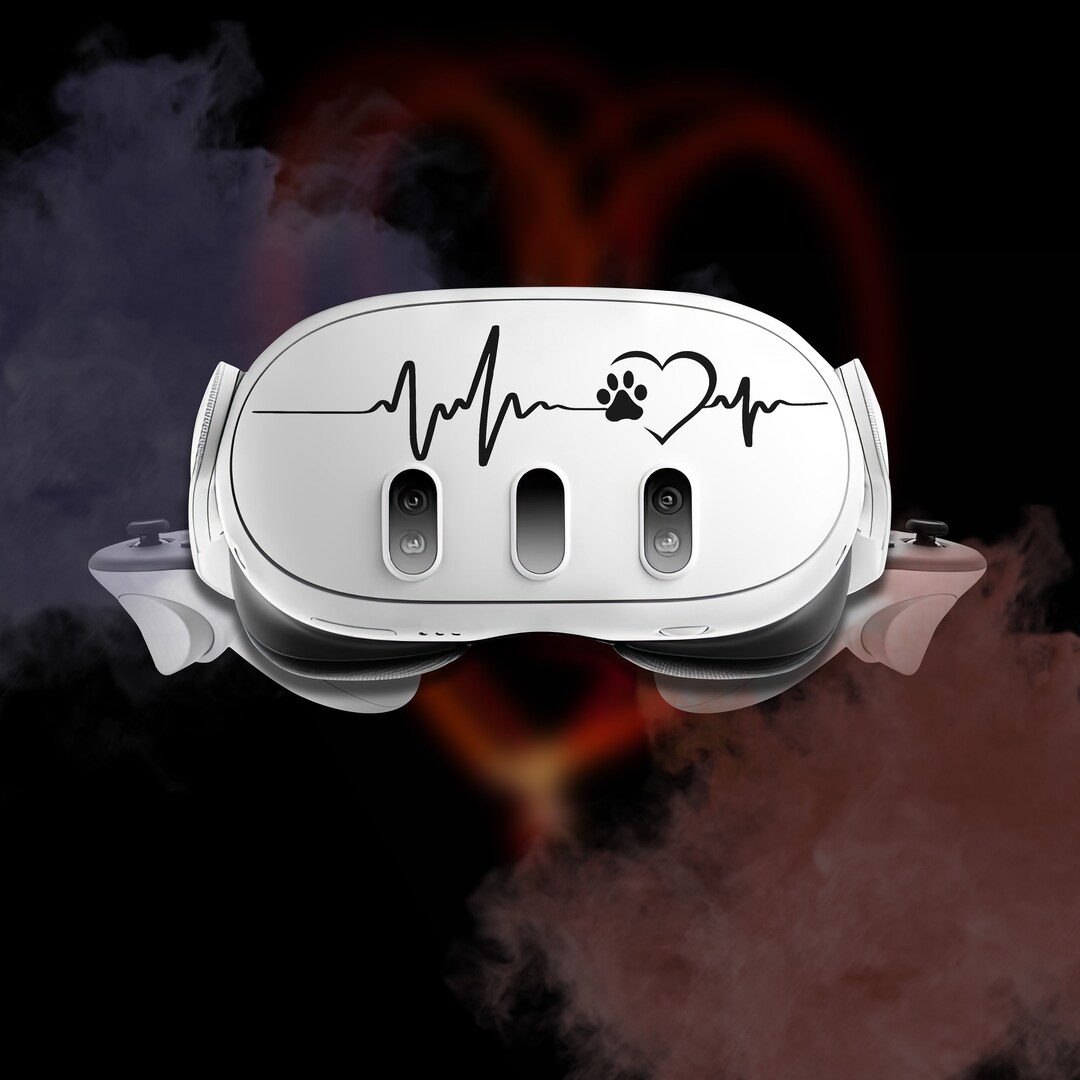 Doggo Love Meta Quest 3 Headset Transfer Vinyl Sticker for Oculus - Etsy